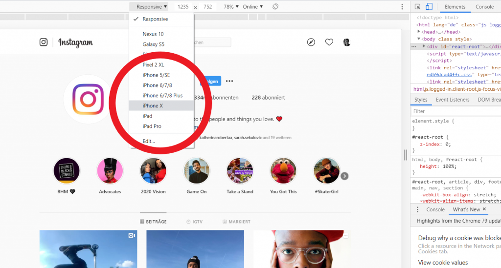 Instagram: Nachrichten am PC versenden – (unter 1 Minute)